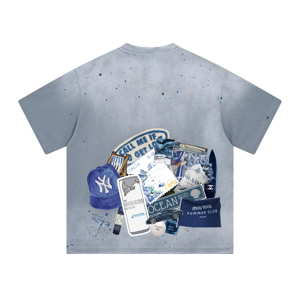 Blue Edit T-Shirt – Jeunesstore
